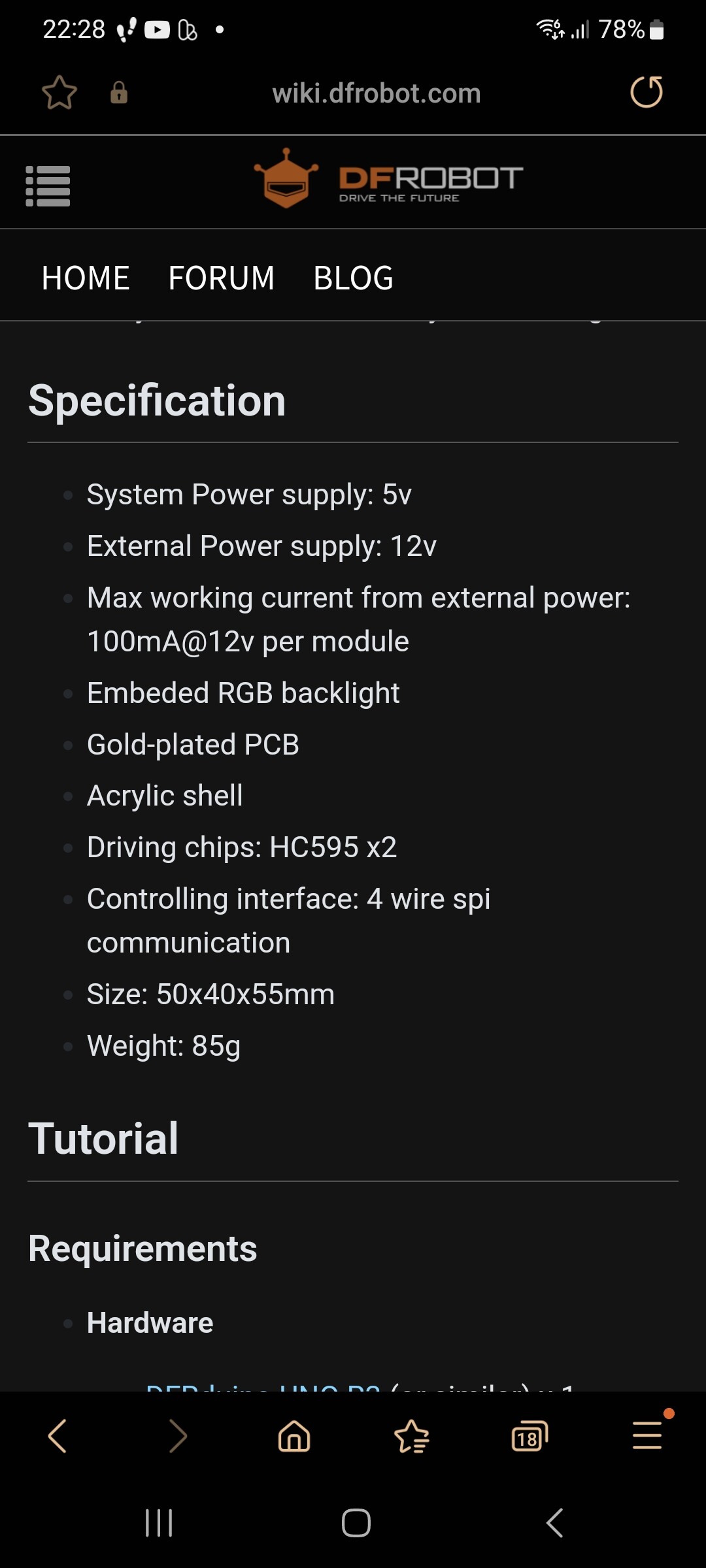 Nixie module for IN17 nixies and bluetooth number keyboard for android ...