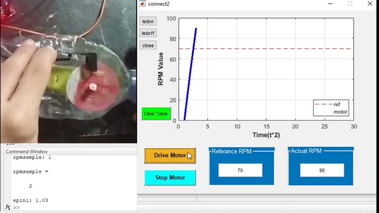 Calculating motor rpm with MATLAB GUI - General Guidance - Arduino Forum