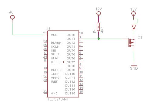 TLC5940 with PNP transistors - LEDs and Multiplexing - Arduino Forum