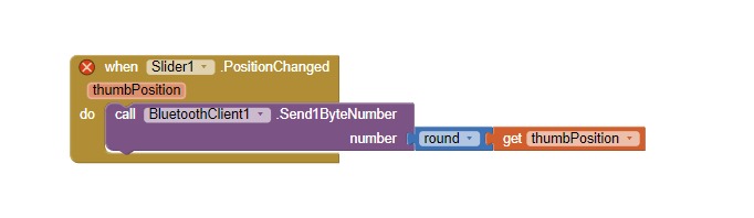 MIT slider to Arduino through Bluetooth - Motors, Mechanics, Power and ...