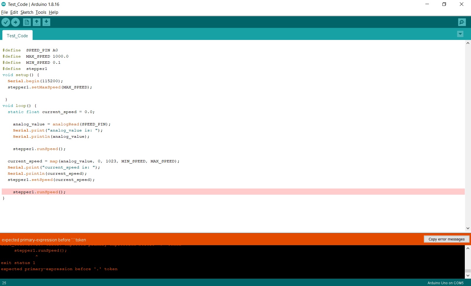 Speeding up my stepper motor - Page 2 - Programming - Arduino Forum