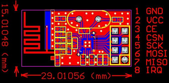 nrf24L01+ et Eagle - Français - Arduino Forum