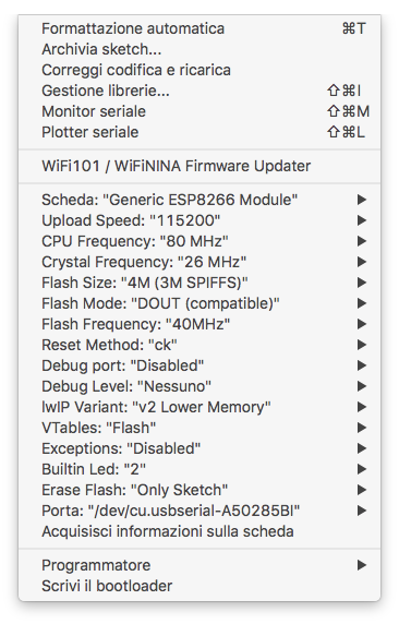 [RISOLTO] Difficoltà interpretazione codici errore - Generale - Arduino Forum