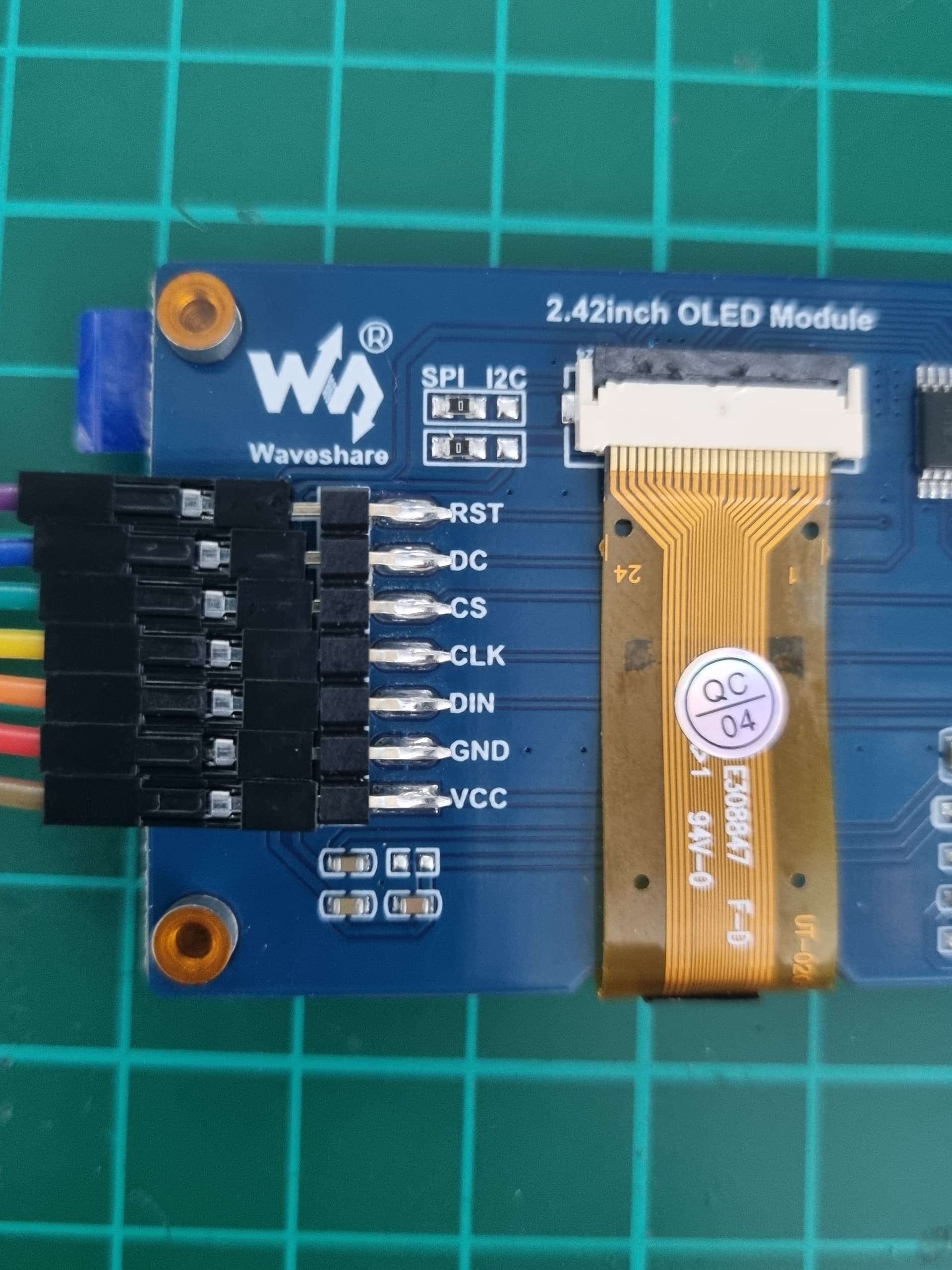Waveshare 2.42 inch spi display not working - General Guidance - Arduino Forum