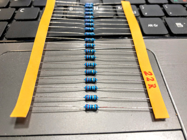 Why have an 22ohm resistor these colors? (Se image) - General ...