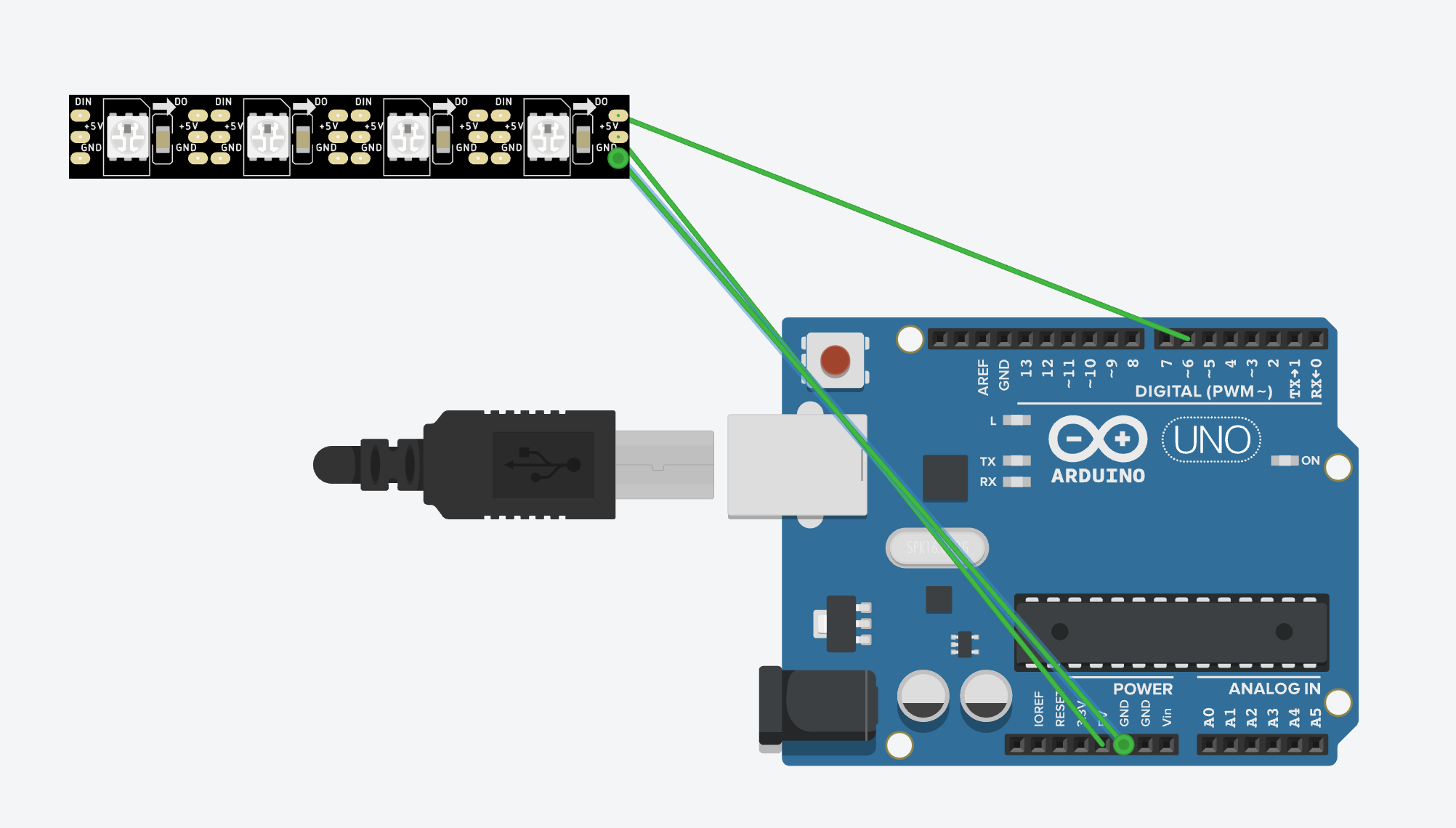 LED strip example not working with r4 - LEDs and Multiplexing - Arduino Forum