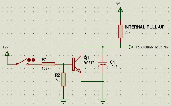 Using 12v Vehicle Signal To Trigger Gnd On An Arduino Pin As Input
