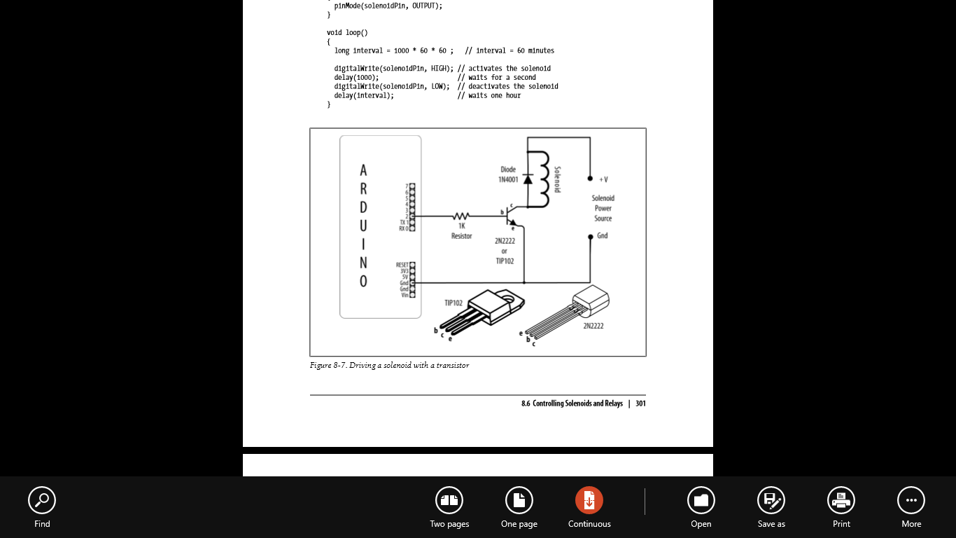 "power" drop when trying to control solenoid? - General Electronics ...