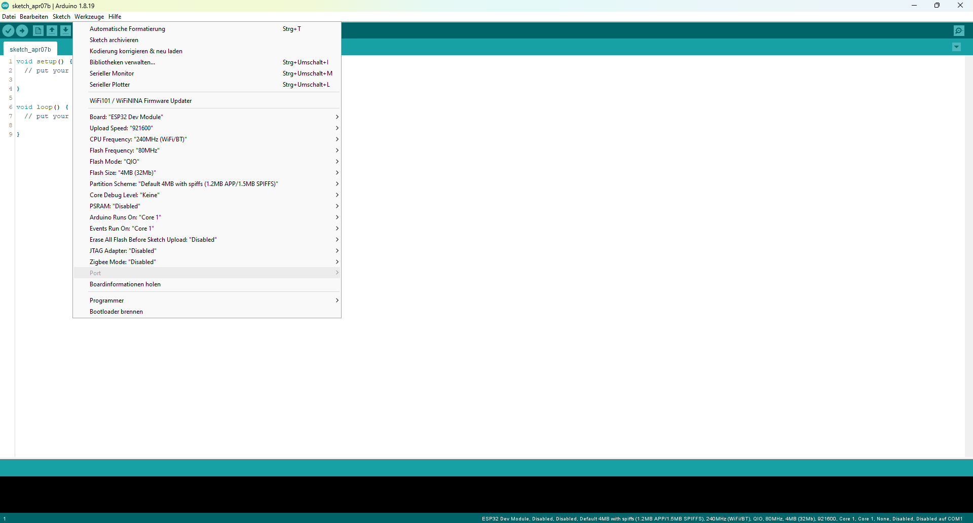 Port wird nicht erkannt ESP32 - Deutsch - Arduino Forum