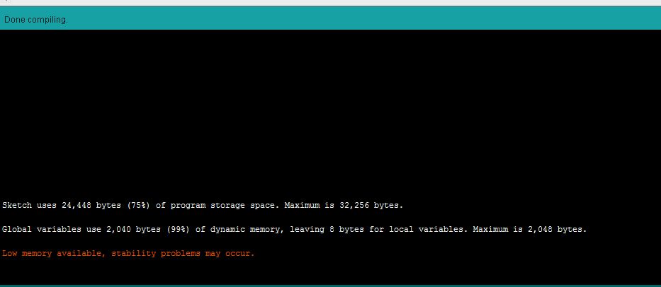 how to solve low memory - General Guidance - Arduino Forum