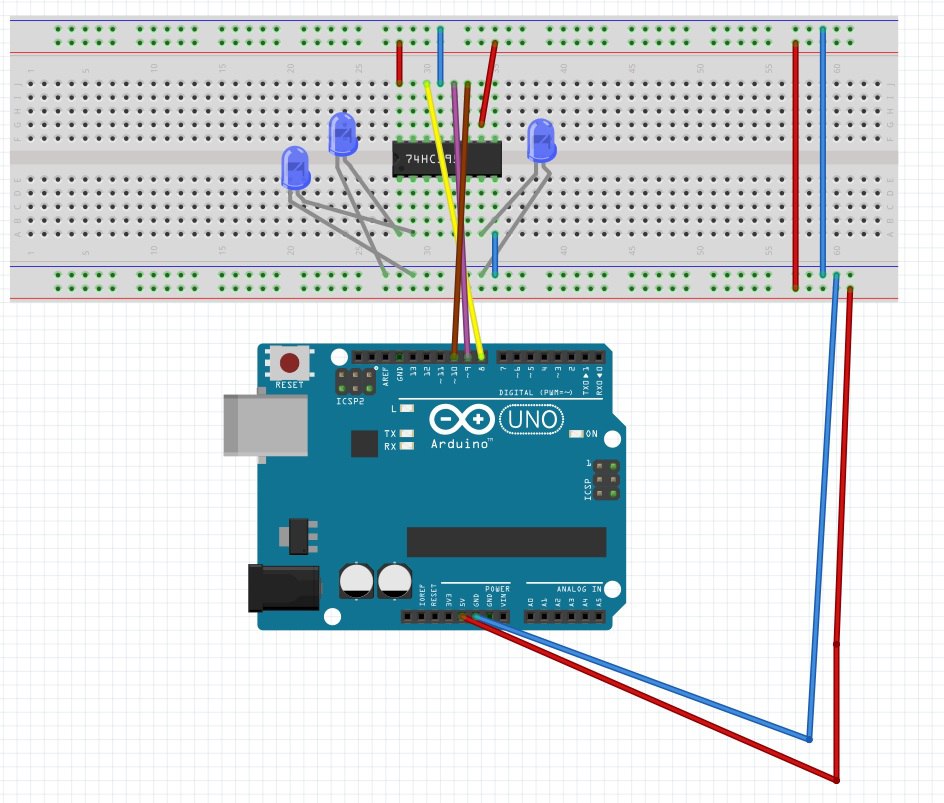 74hc595 Leds Blink But Not Turn On Leds And Multiplexing Arduino Forum