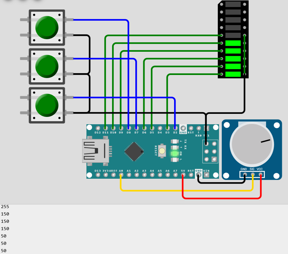 LED Control System Using Arduino: Potentiometer and Push Buttons - Page 2 - Programming ...