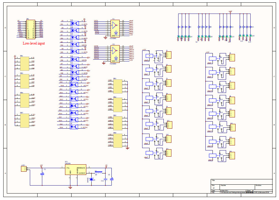 12V 16-Channel Relay Module Board is always triggered - General ...