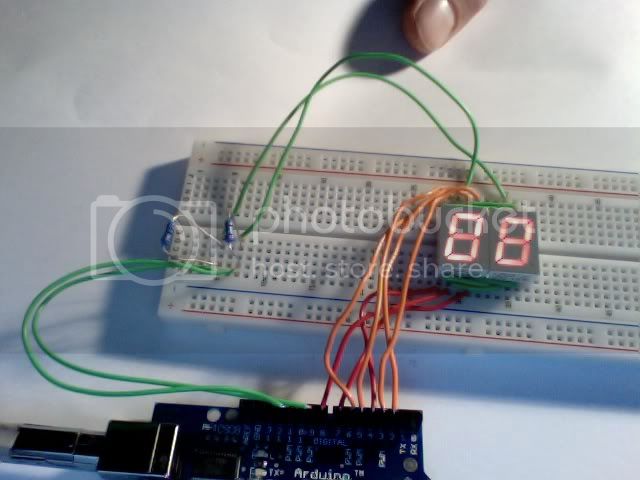 7 Segment Display Multiplexing On A Breadboard Interfacing Arduino Forum