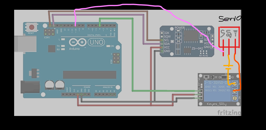 Problem using 5V relay to power a servo with RTC timed precision - Home ...
