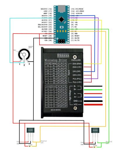 Replace a potentiometer with 2 buttons - Programming - Arduino Forum