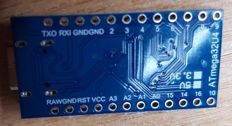 Pro Micro ATmega32U4 5V 16MHz voltage from VCC pin - 3rd Party Boards - Arduino Forum