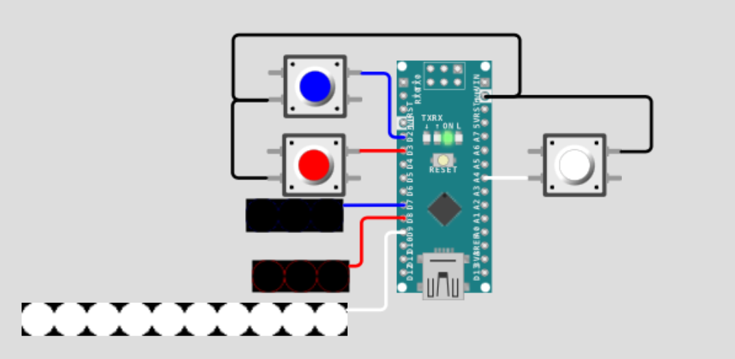 Aide Sur Création Code 2 Boutons 2 Bandes Led Strip De 3 Led Rgb