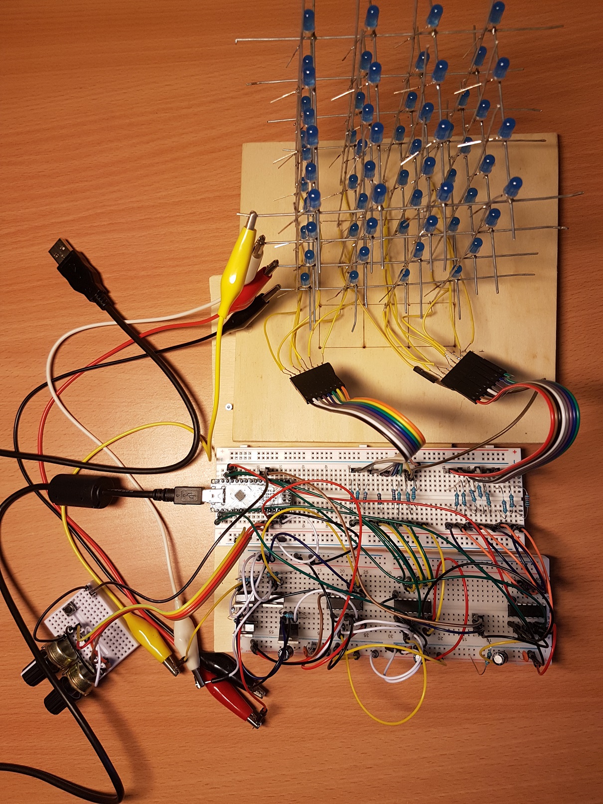 Ghosting Effect With 4x4x4 Led Cube Page 2 Leds And Multiplexing Arduino Forum