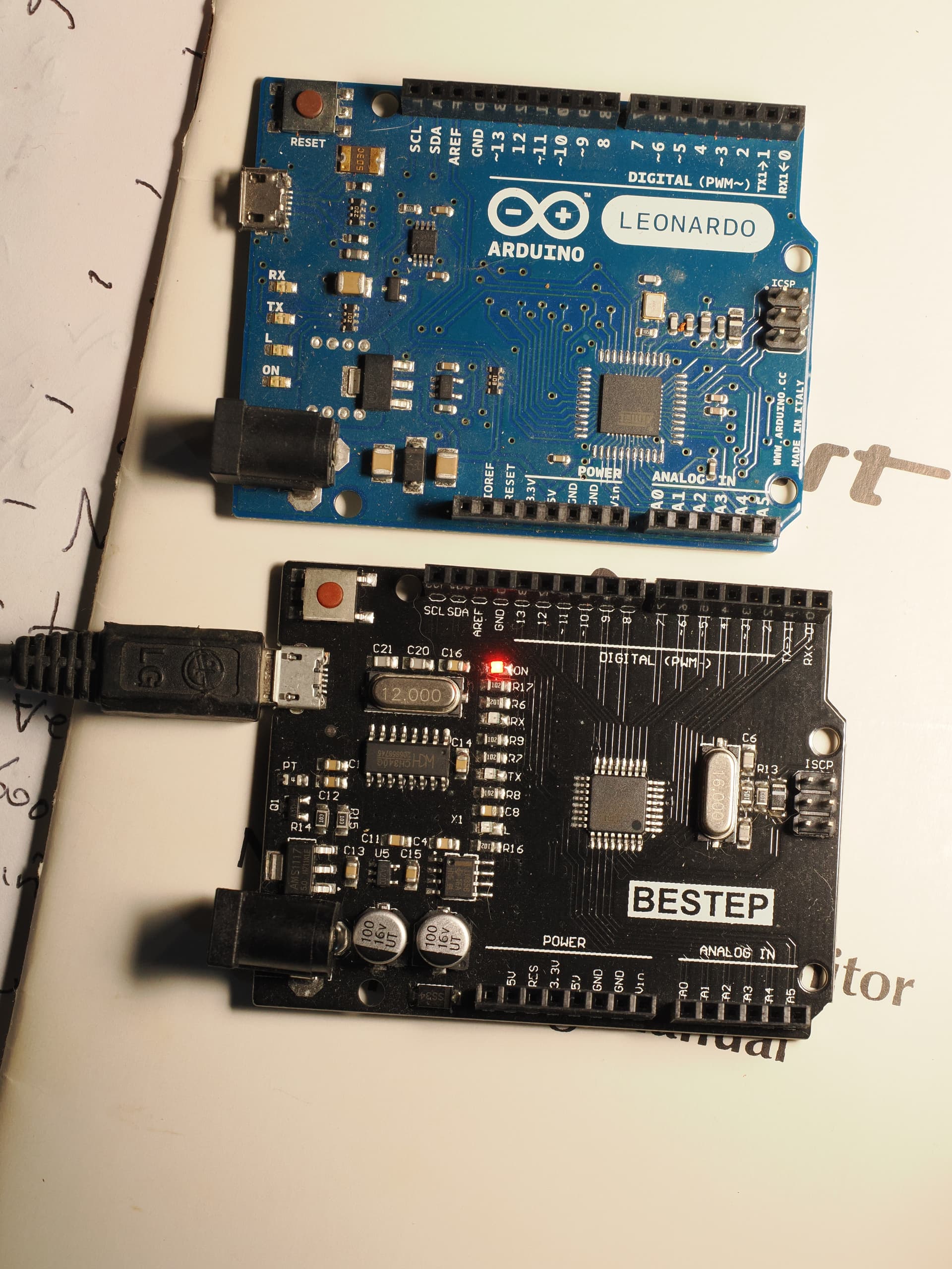 How to talk to Leonardo clone? - 3rd Party Boards - Arduino Forum