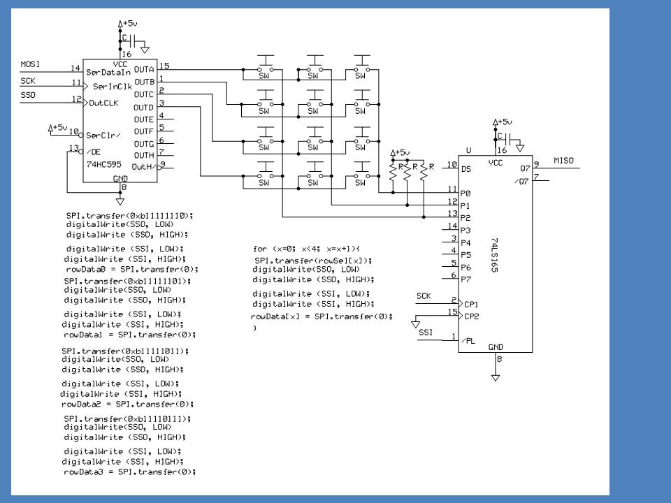 decreasing keypad pins - General Electronics - Arduino Forum