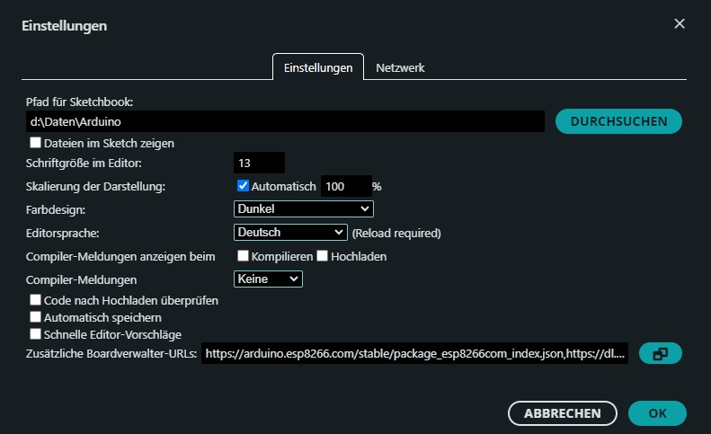 Bibliothek upload funktioniert nicht - Deutsch - Arduino Forum
