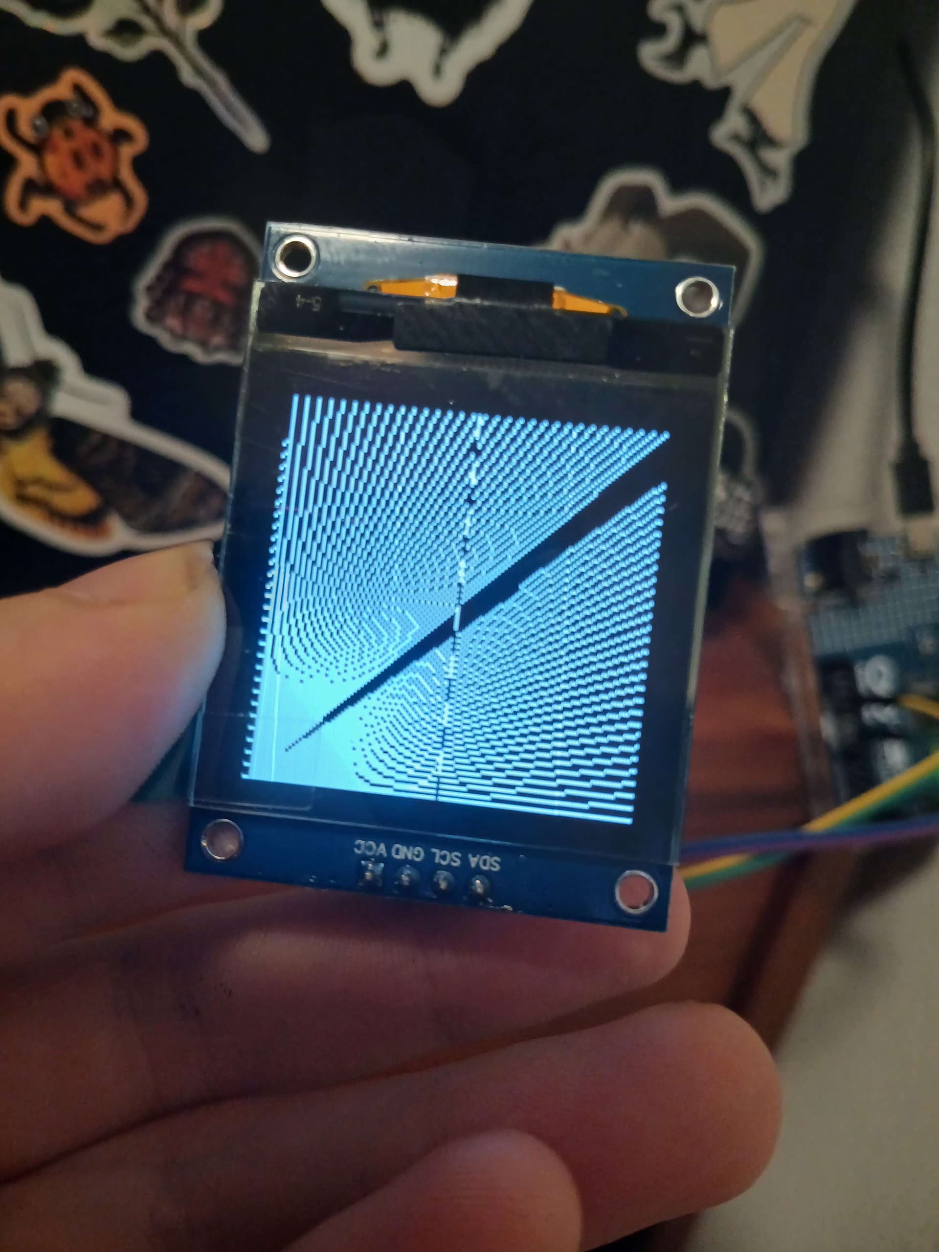 128x128 OLED Display - Only half the screen displays! - Displays ...