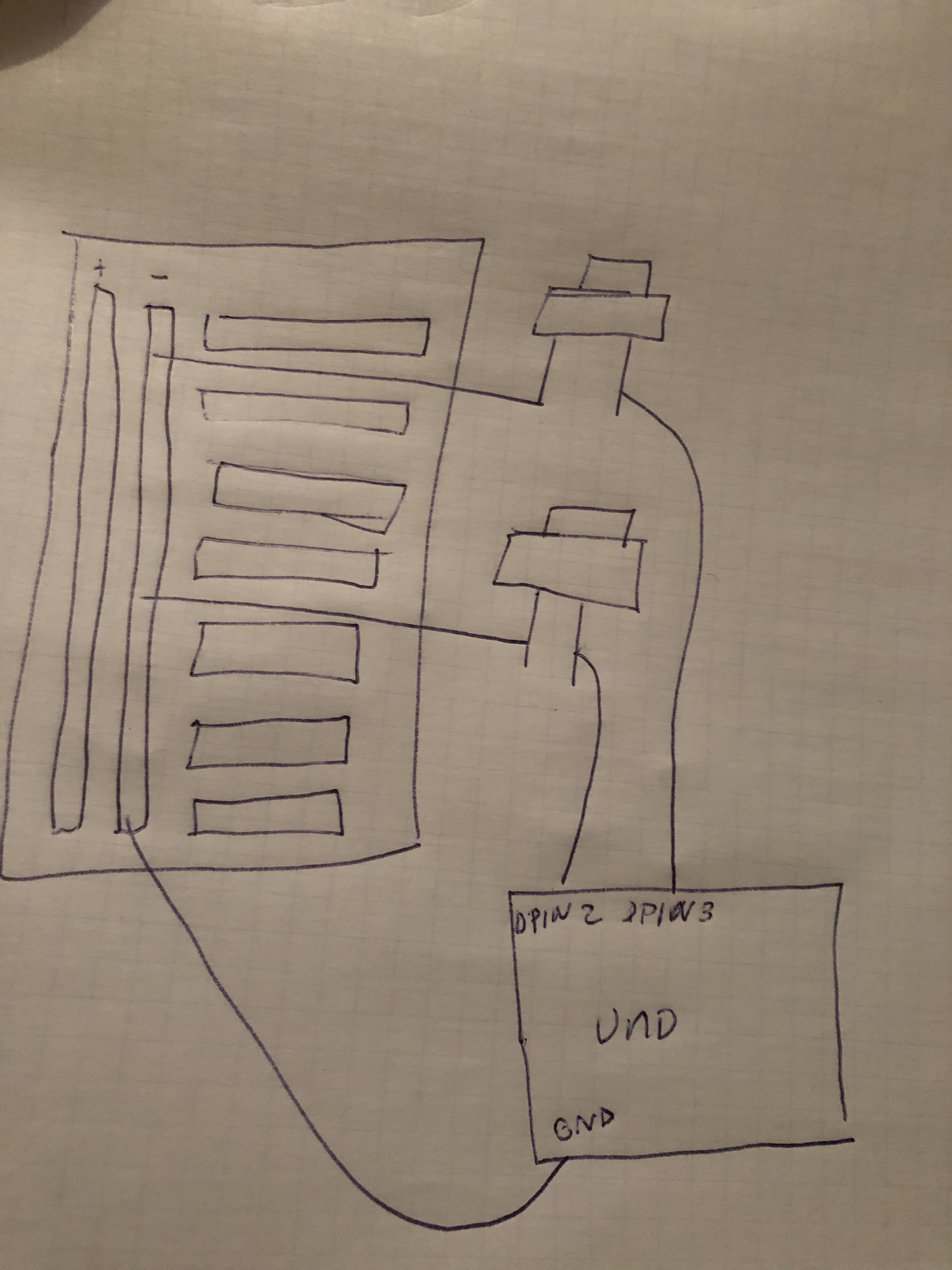 trying to use momentary push buttons to increase and decrease delay ...