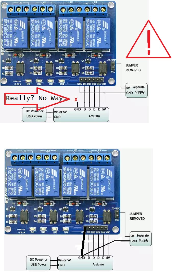 Question about using a 5V relais with Arduino UNO - Page 2 - General Electronics - Arduino Forum