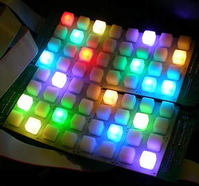 Full-colour interactive Game of Life (monome-like) - Exhibition - Arduino Forum