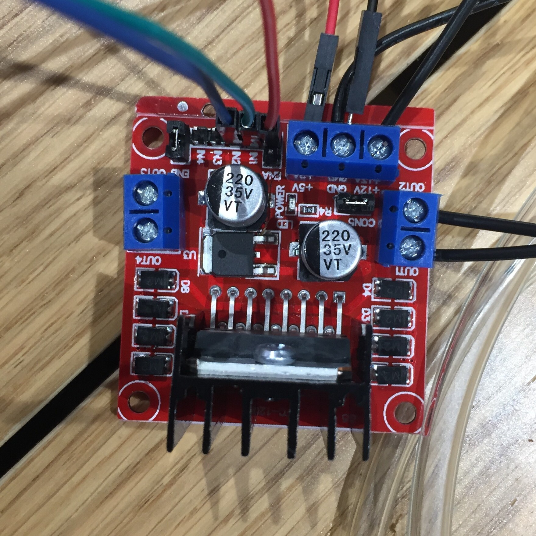 l298n motor controller no voltage detected at input - Motors, Mechanics ...