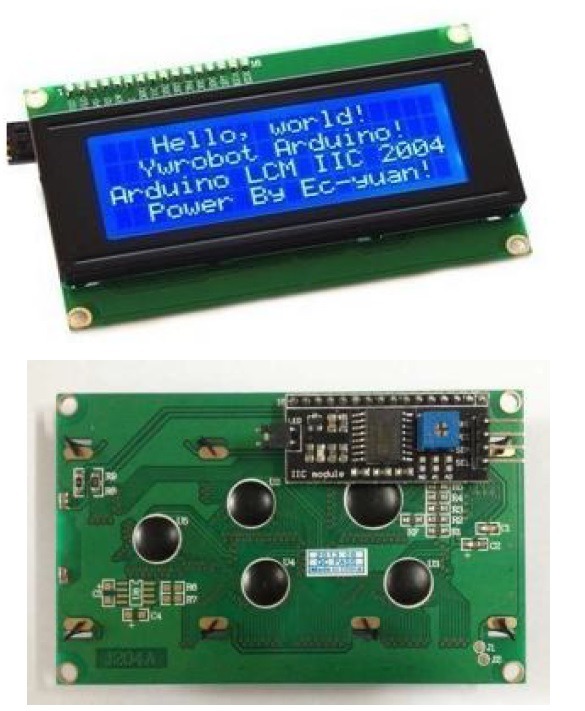 Nothing happens when uploading to LCD - cant find the ic2 adress ...