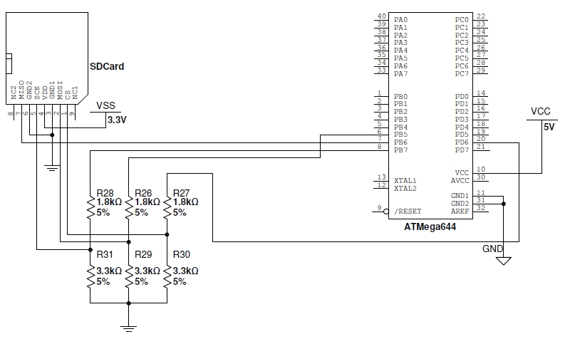 SD con Atmega 644 - Hardware - Arduino Forum