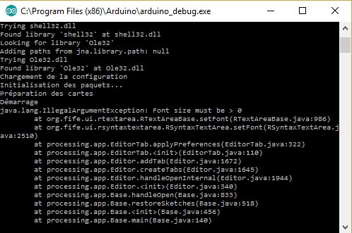 Impossible to launch Arduino 1.8.4 because of the font size - IDE 1.x ...