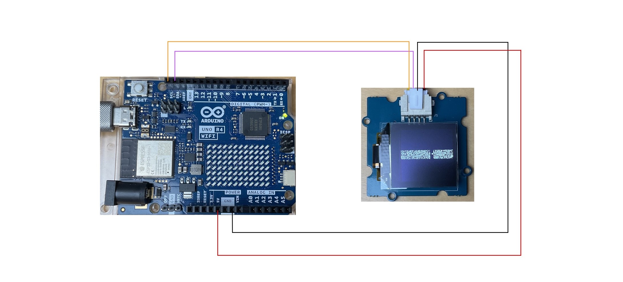 Problem mit SEEED 96x96 Pixel Screen und I2C-Steuerung: Pixelanzeige ...