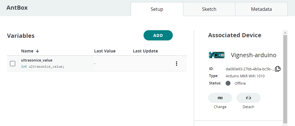 Error: 'ultrasonice_value' was not declared in this scope - Cloud IoT - Arduino Forum
