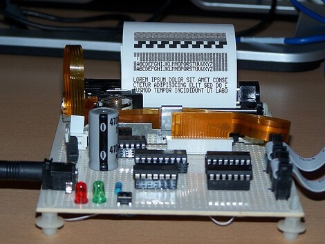 Thermal Printer Mechanisms - Interfacing - Arduino Forum