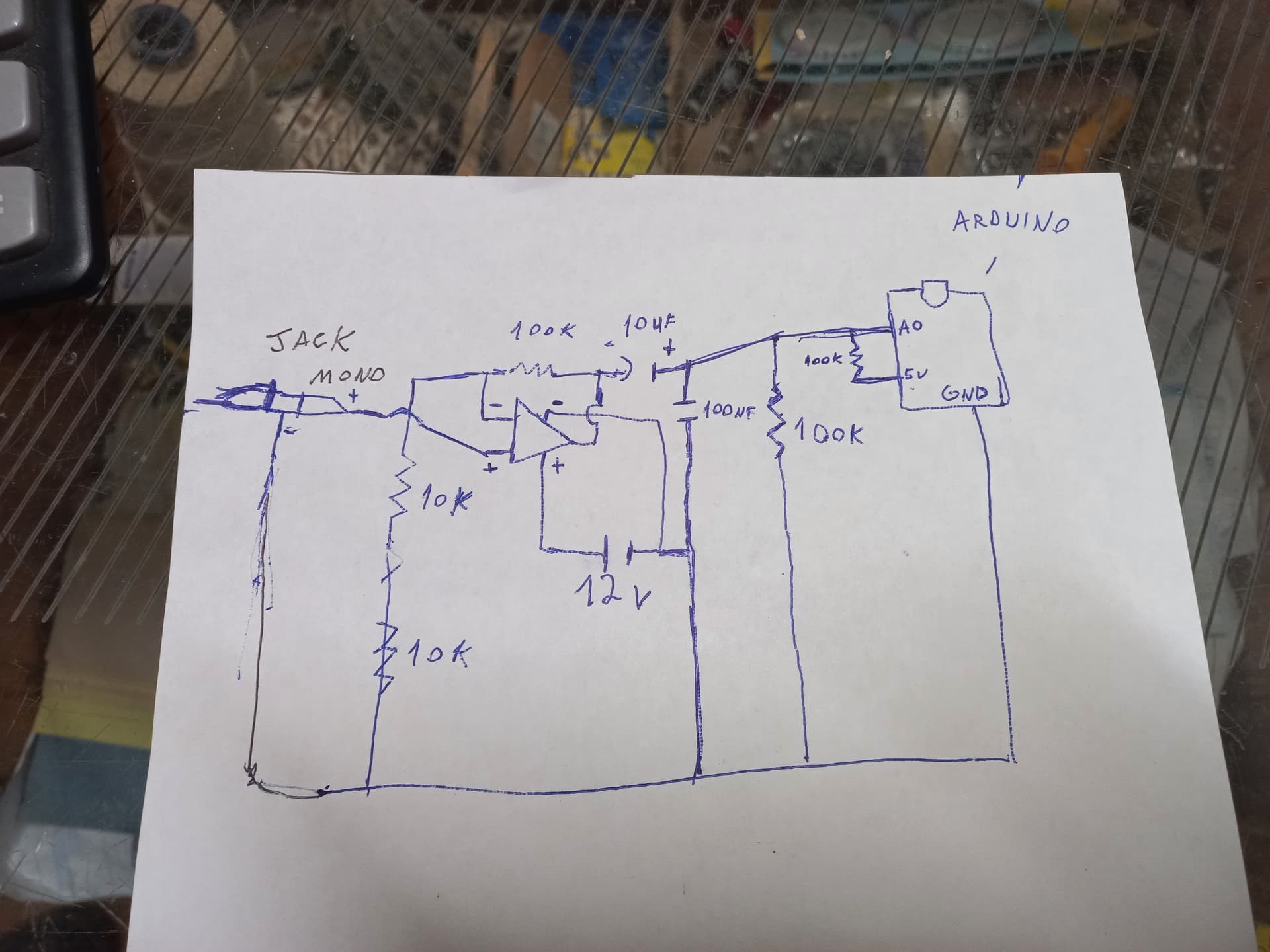 Eletric Guitar Tuner opamp problem - General Electronics - Arduino Forum