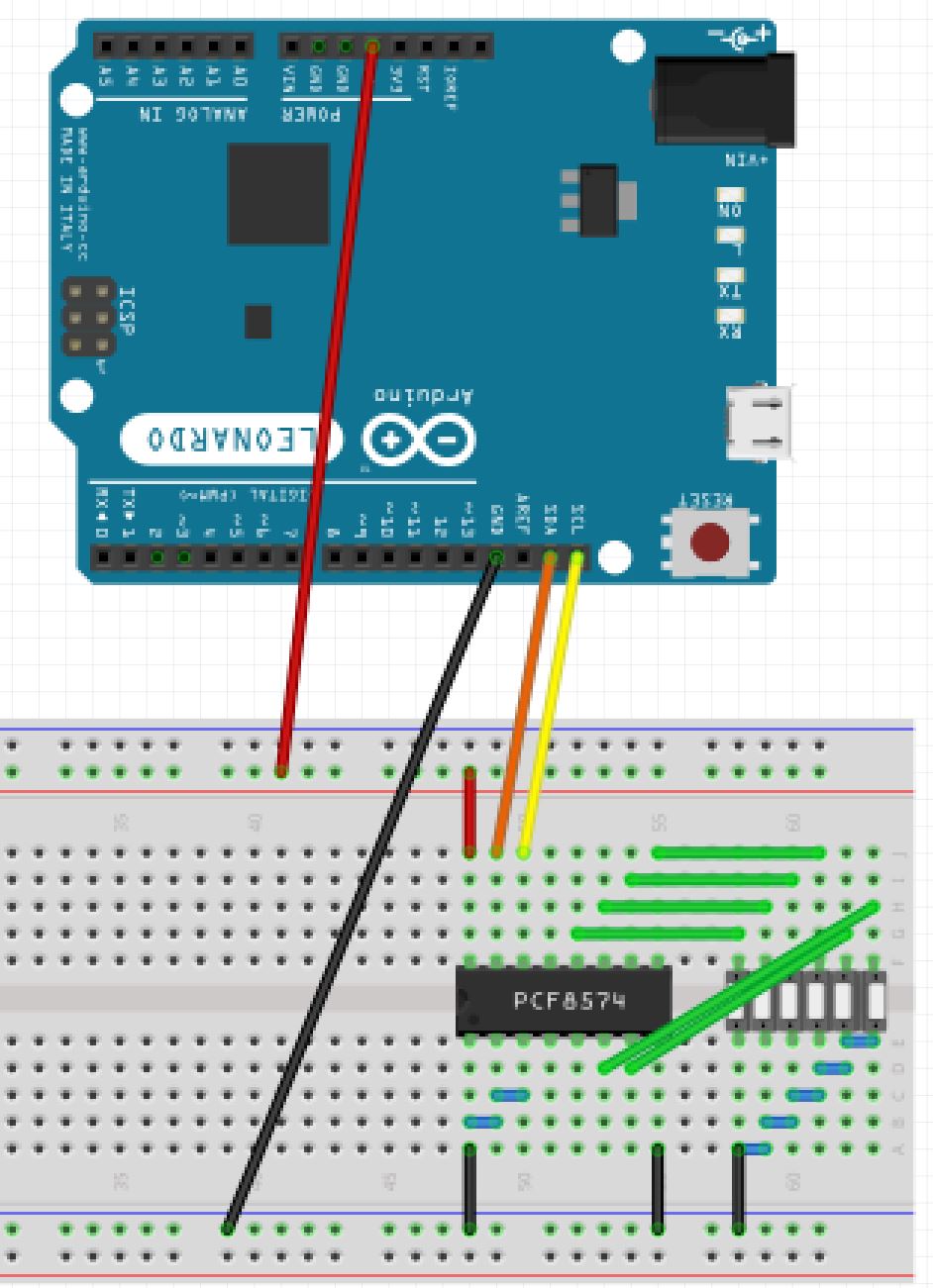 Arduino Leonardo And Pcf8574 Networking Protocols And Devices Arduino Forum