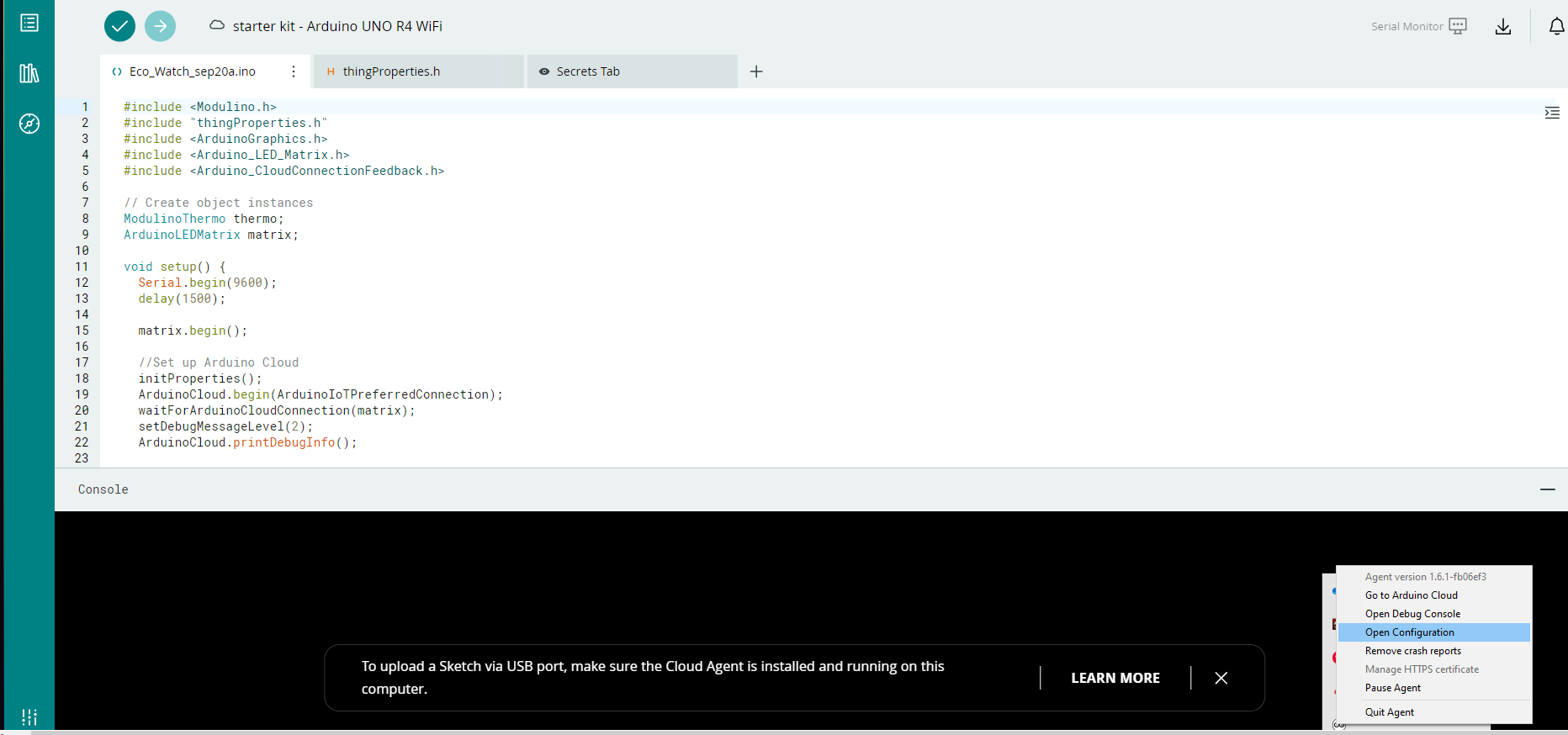 Issue With Uploading Sketch Via Usb Serial Monitor Plug And Make Kit Arduino Forum