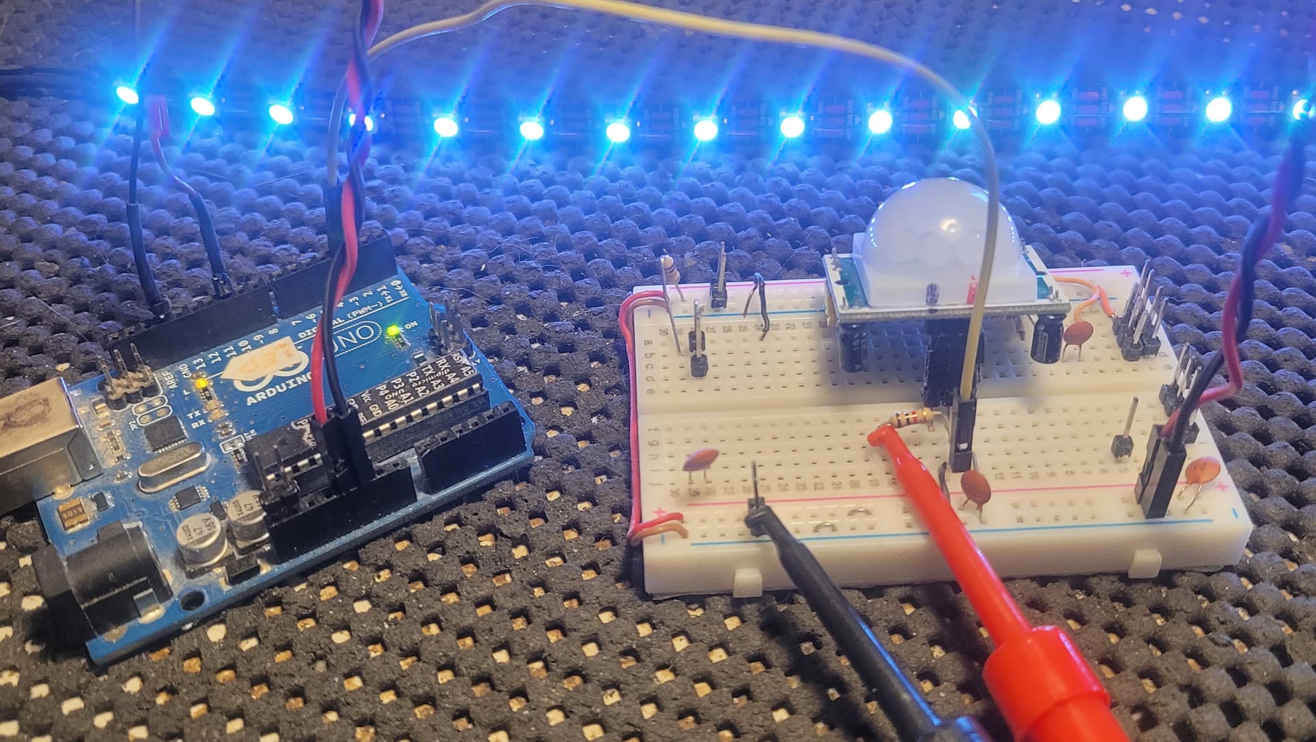 Working with PIR HC-SR501 and WS2812B LED Stirp - General Guidance - Arduino Forum