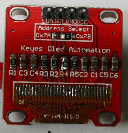 Keyes OLED Display not Working. - Displays - Arduino Forum