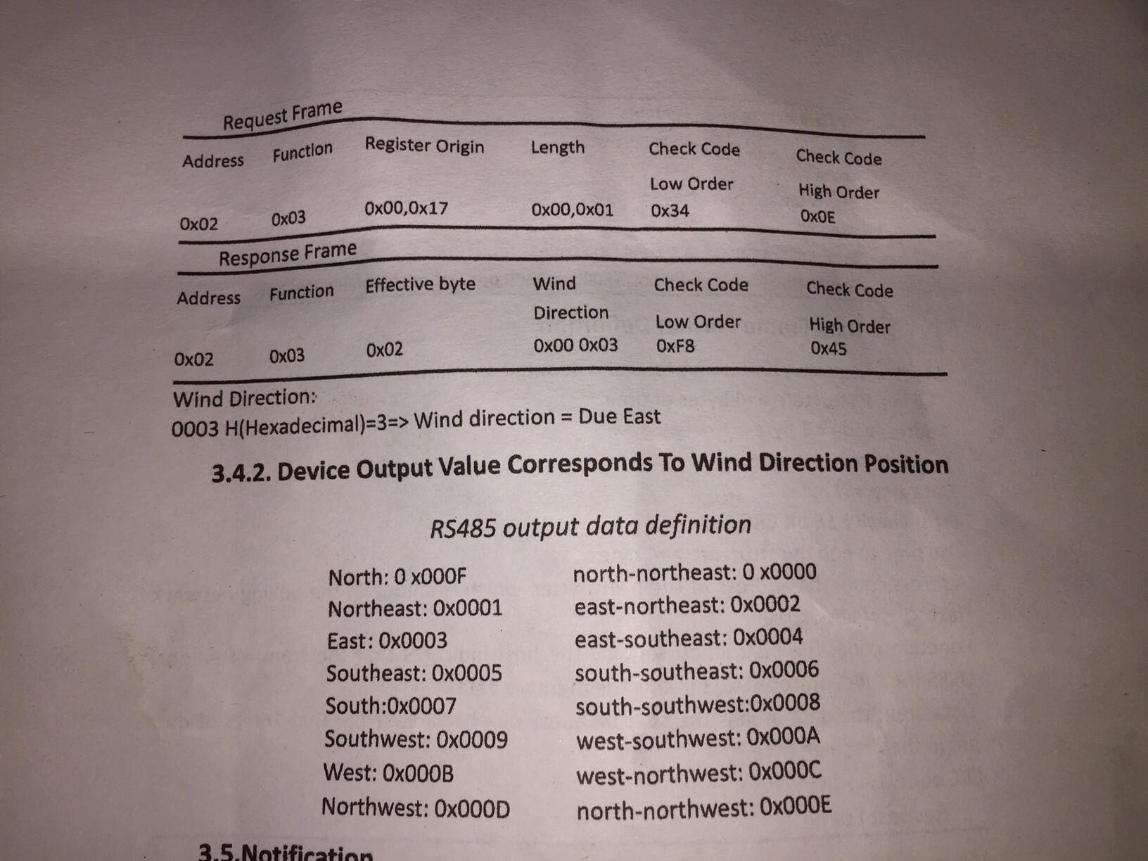 MODBUS wind vane without datasheet - Page 2 - Networking, Protocols, and Devices - Arduino Forum