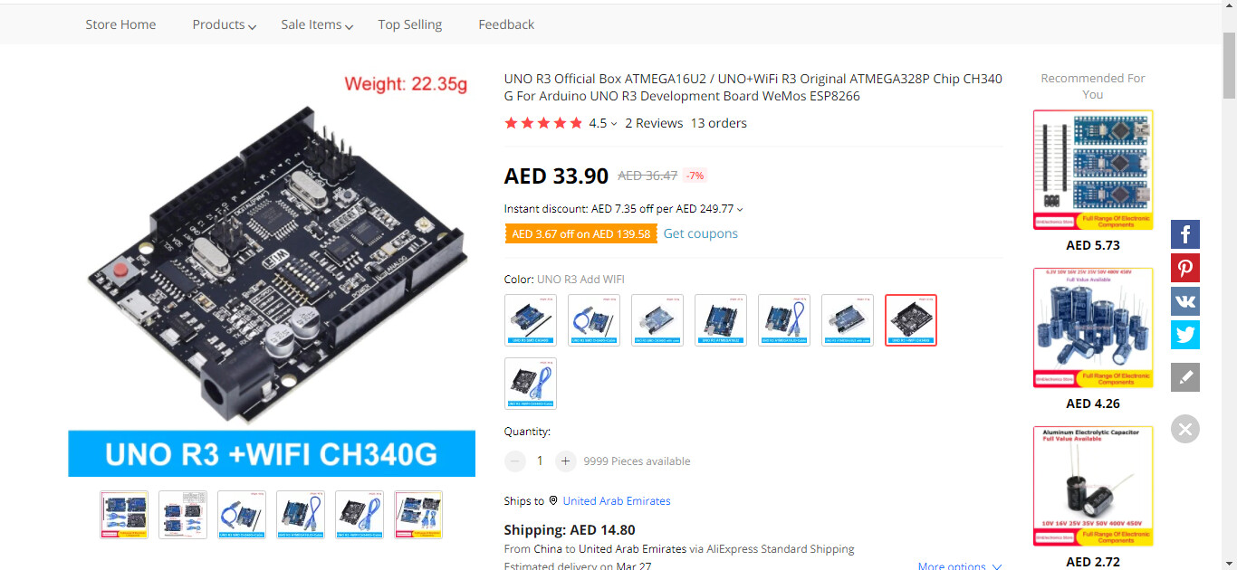 "UNO+WiFi" board: Upload fails and RX led always on - Page 2 - Uploading - Arduino Forum