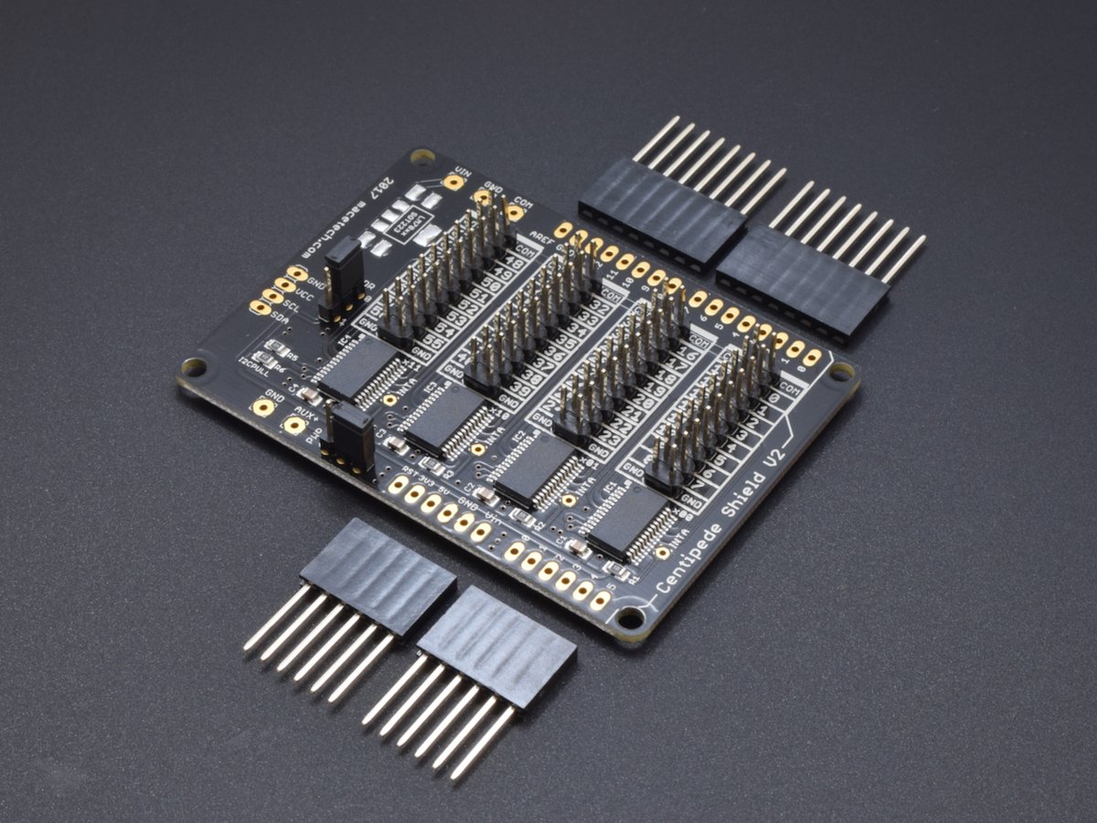 Mehrere Shields aufeinanderstapeln (Stacking) / Pinverschwendung bei ...