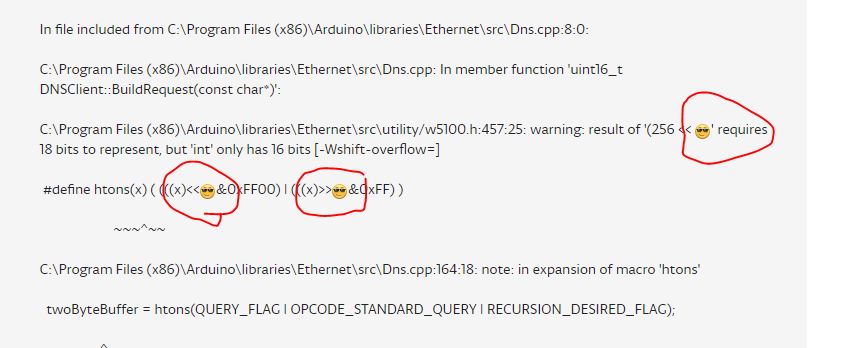 compiler message -- need interpretation - Programming - Arduino Forum