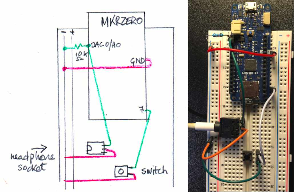 Loud buzzing when sound not playing - Audio - Arduino Forum