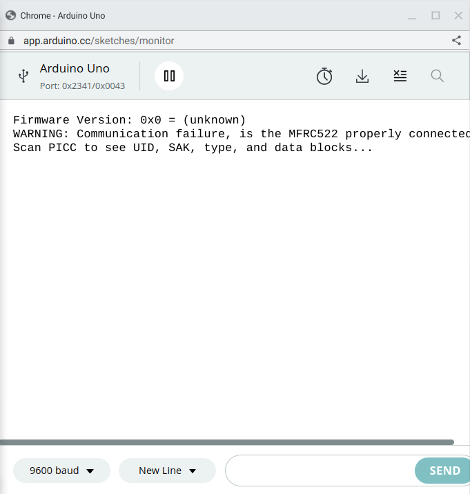 RFID not scanning - Sensors - Arduino Forum