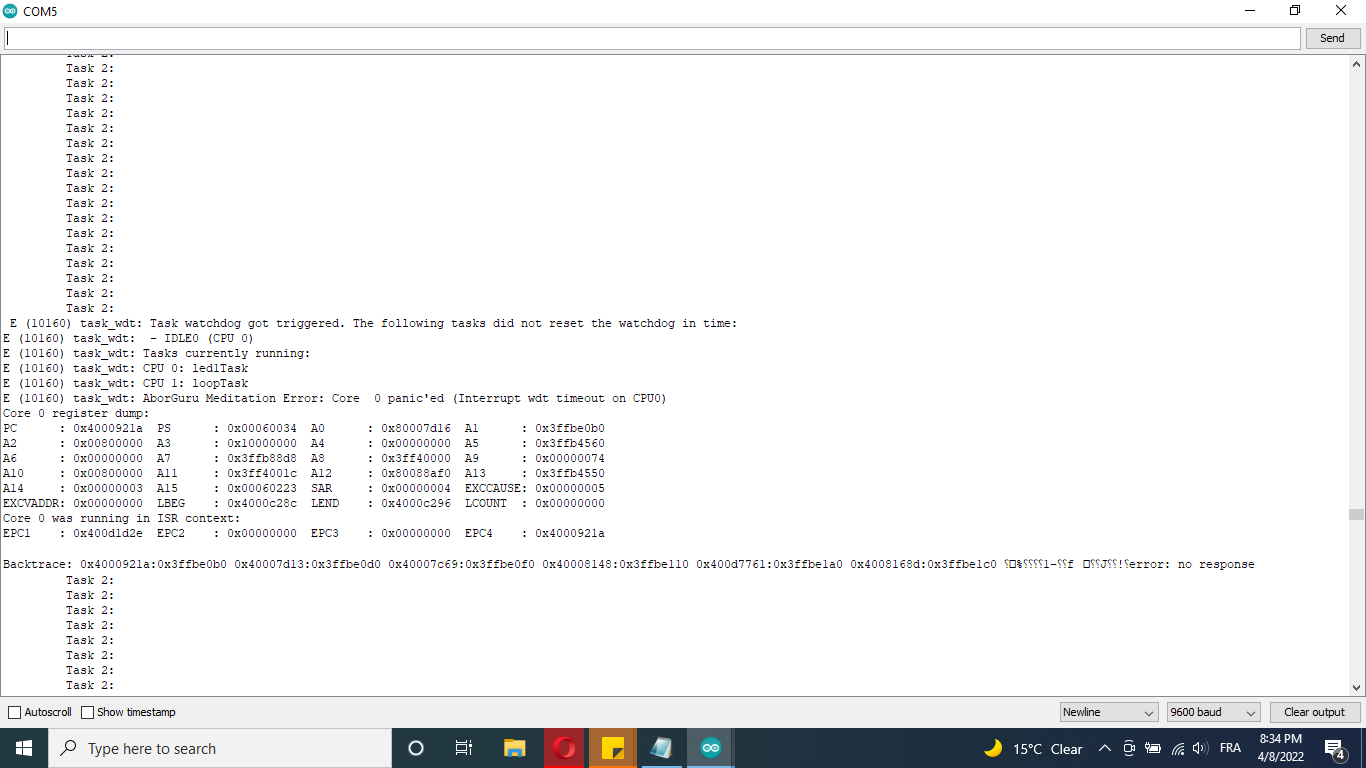 Esp32 Wdt Triggered Programming Arduino Forum 9292