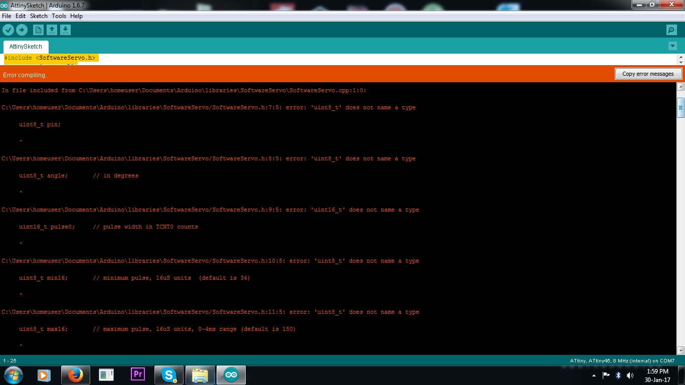 Error Programming Attiny 45 Project Guidance Arduino Forum